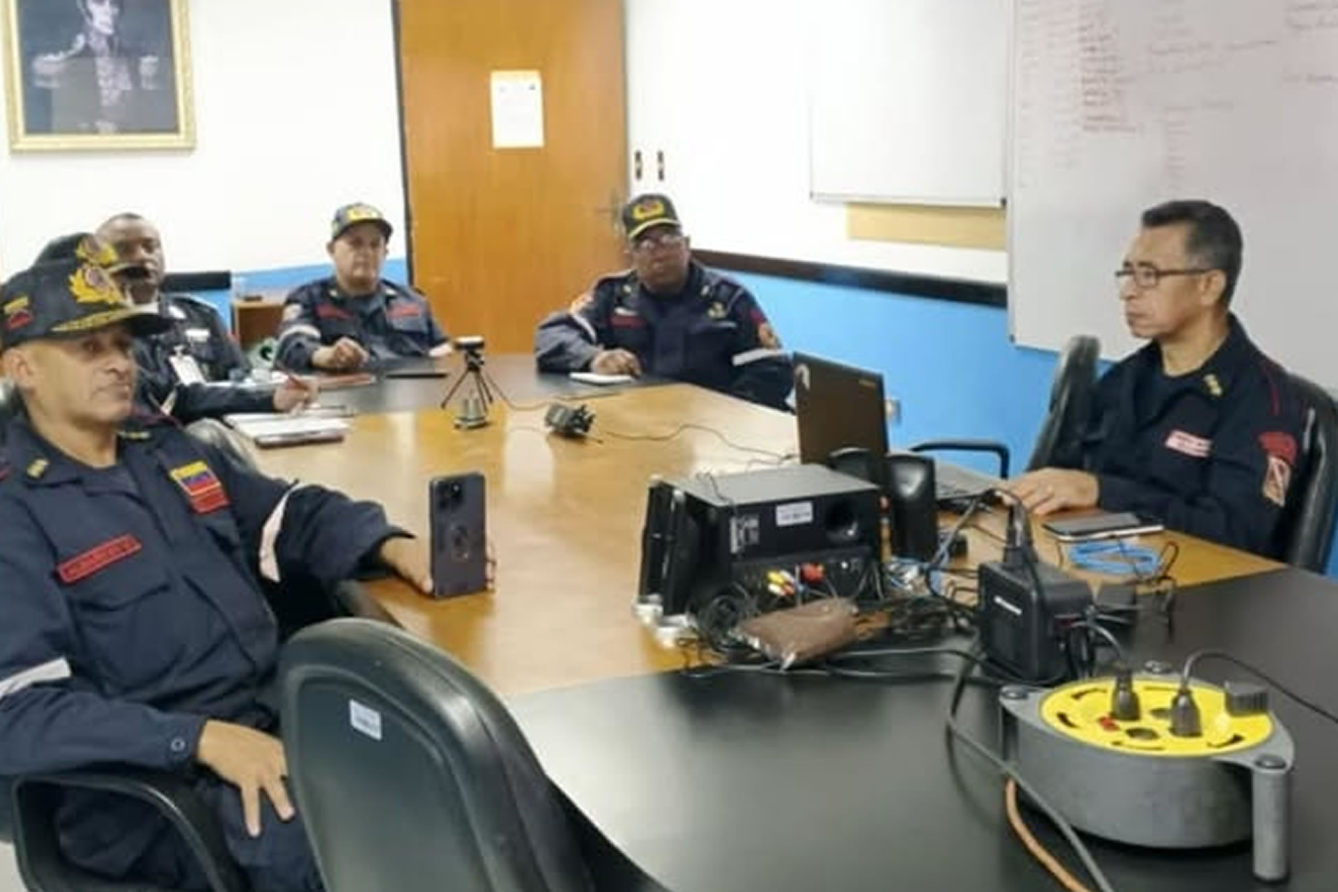 El General Pablo Palacios lidera una reunión virtual en el Cuartel ...